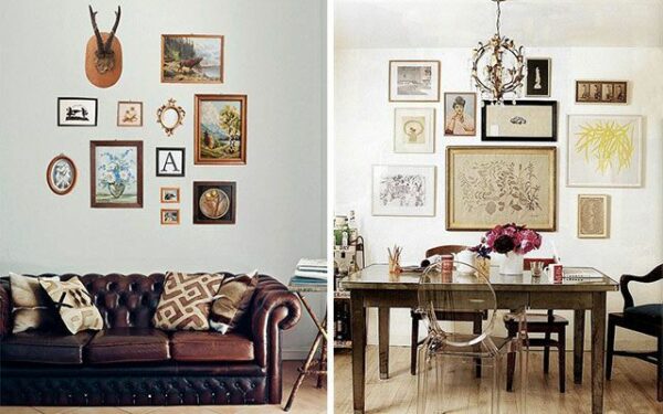 Cómo colocar cuadros (IV): Colgados