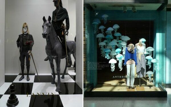 Diseño de escaparates con animales