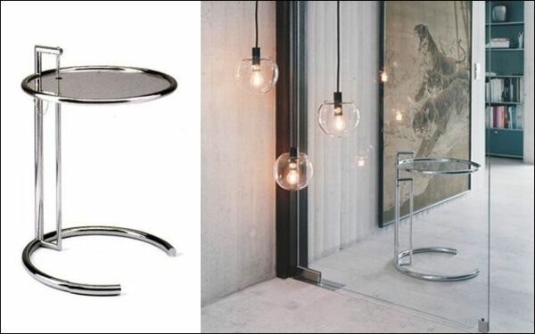 1927: Mesa ajustable E 1027 de Eileen Gray