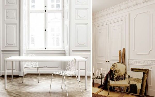 Cómo decorar casas con molduras de pared