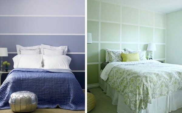 Cómo decorar las paredes con pintura en degradado