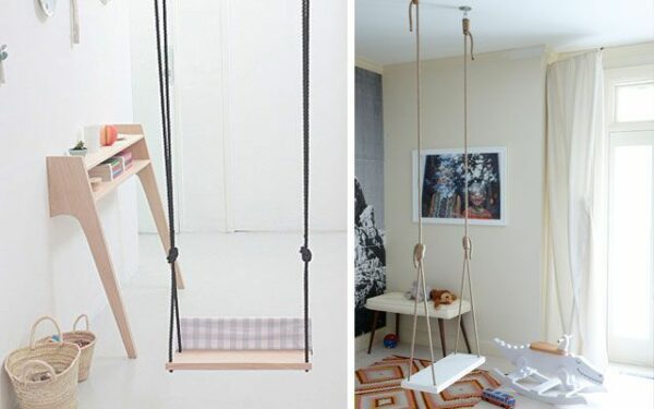 40 ejemplos para decorar con columpios