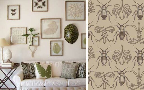 Los insectos en la decoración de interiores