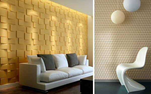4 Ideas para decorar paredes en 3D y dar volumen a tus muros