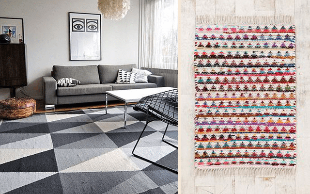 El triángulo en la decoración de interiores