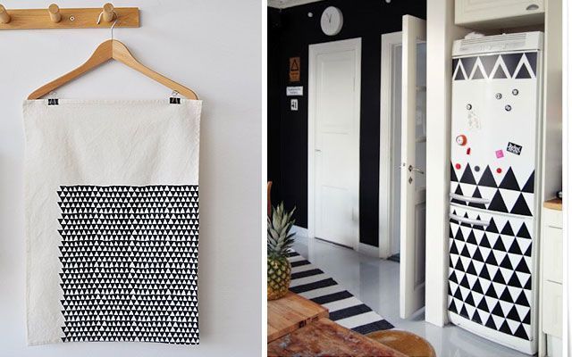 El triángulo en la decoración de interiores