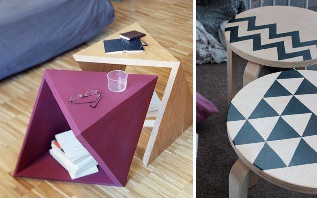 El triángulo en la decoración de interiores