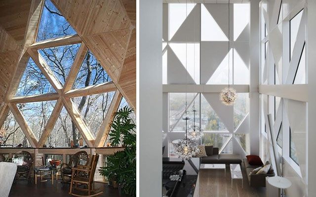 El triángulo en la decoración de interiores