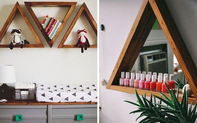 El triángulo en la decoración de interiores