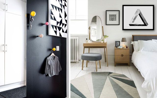 El triángulo en la decoración de interiores