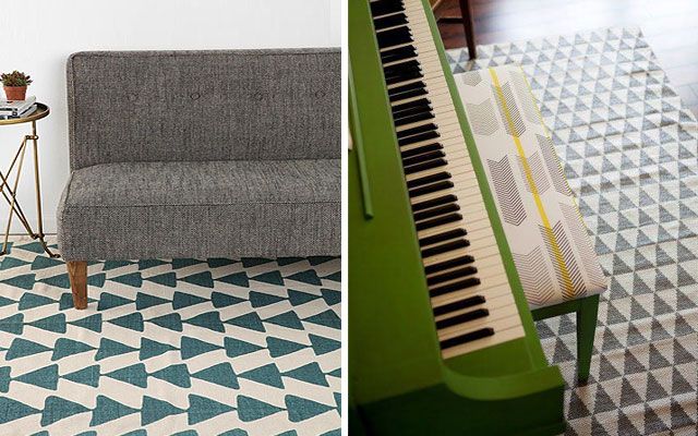 El triángulo en la decoración de interiores