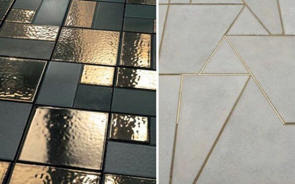 El color metalizado en la decoración de interiores