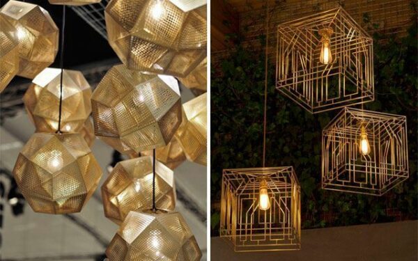 El color metalizado en la decoración de interiores