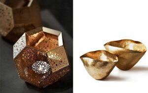 El color metalizado en la decoración de interiores