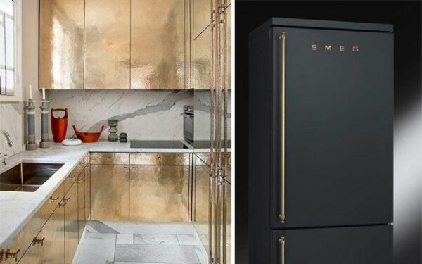 El color metalizado en la decoración de interiores