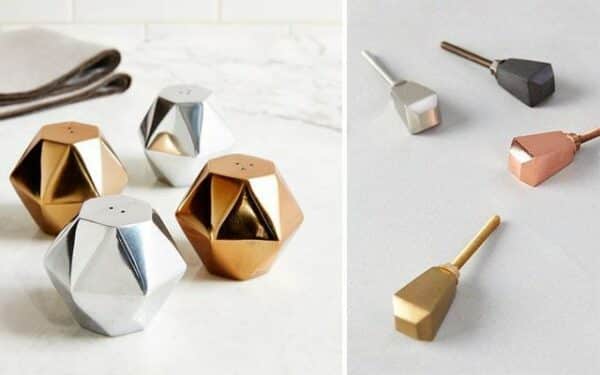 El color metalizado en la decoración de interiores