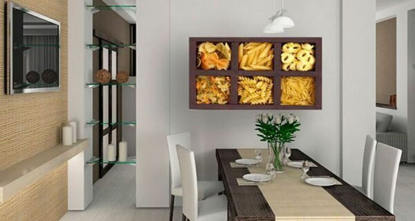 Ideas para decorar con pasta