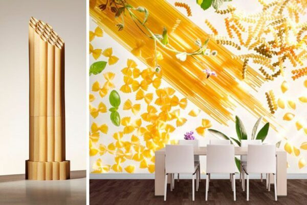 Ideas para decorar con pasta