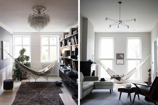 Hamacas de interior para la decorar ambientes