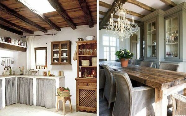 Estilo Rústico vs Rustic Chic