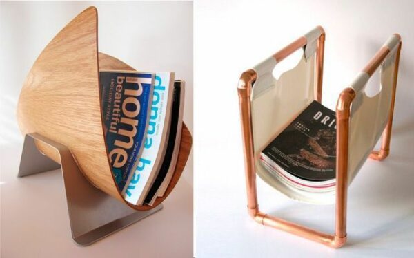 Revisteros modernos para decorar el salón