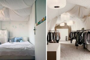 Techos decorados con telas