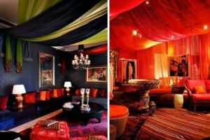 Techos decorados con telas