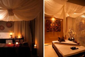 Techos decorados con telas