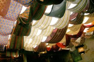 Techos decorados con telas