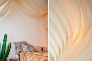 Techos decorados con telas