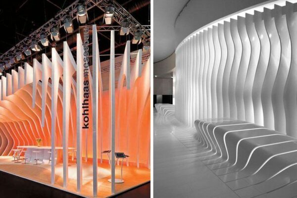 El diseño de stands en corian, una alternativa de lujo