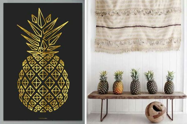 Ideas para decorar con piñas: Una tendencia muy tropical - DECOFILIA