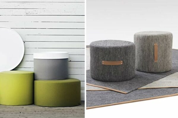 Tipos de pufs para decorar tu hogar