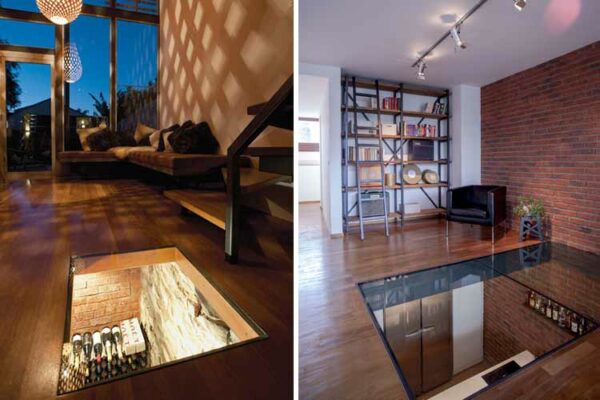 Suelos transparentes en la decoración del hogar