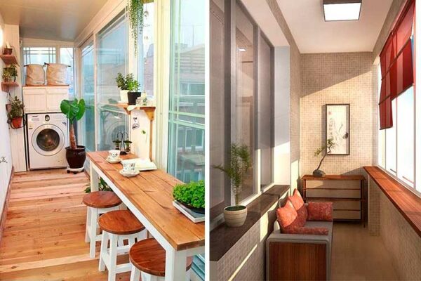 Terrazas cerradas: cómo aprovechar una galería - Decofilia.com