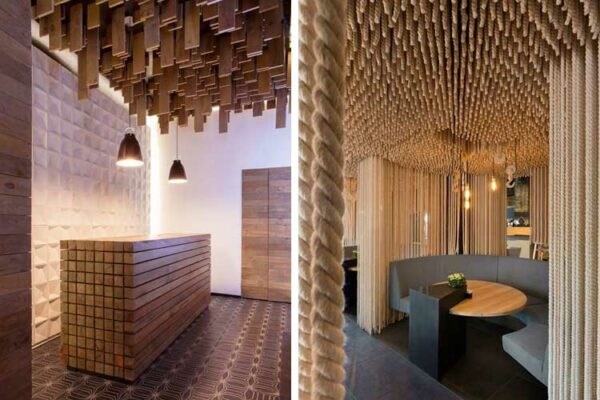 Decoración de techos con objetos colgantes - Decofilia.com