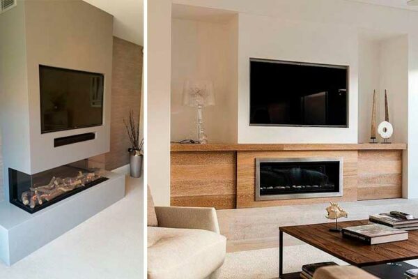 10 formas de colgar la TV en el salón - Decofilia.com