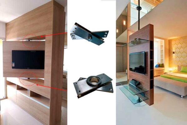 10 formas de colgar la TV en el salón - Decofilia.com