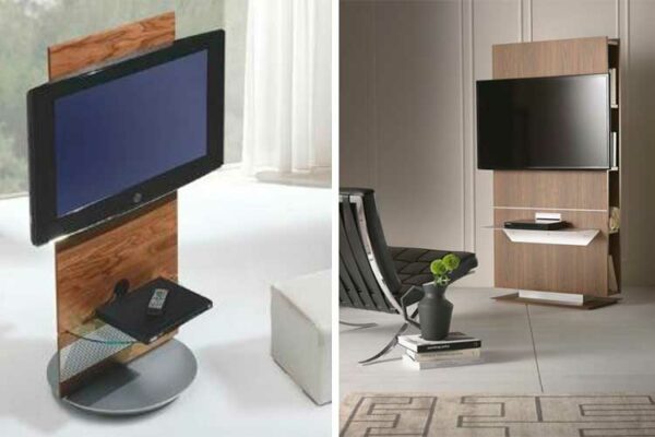 10 formas de colgar la TV en el salón - Decofilia.com