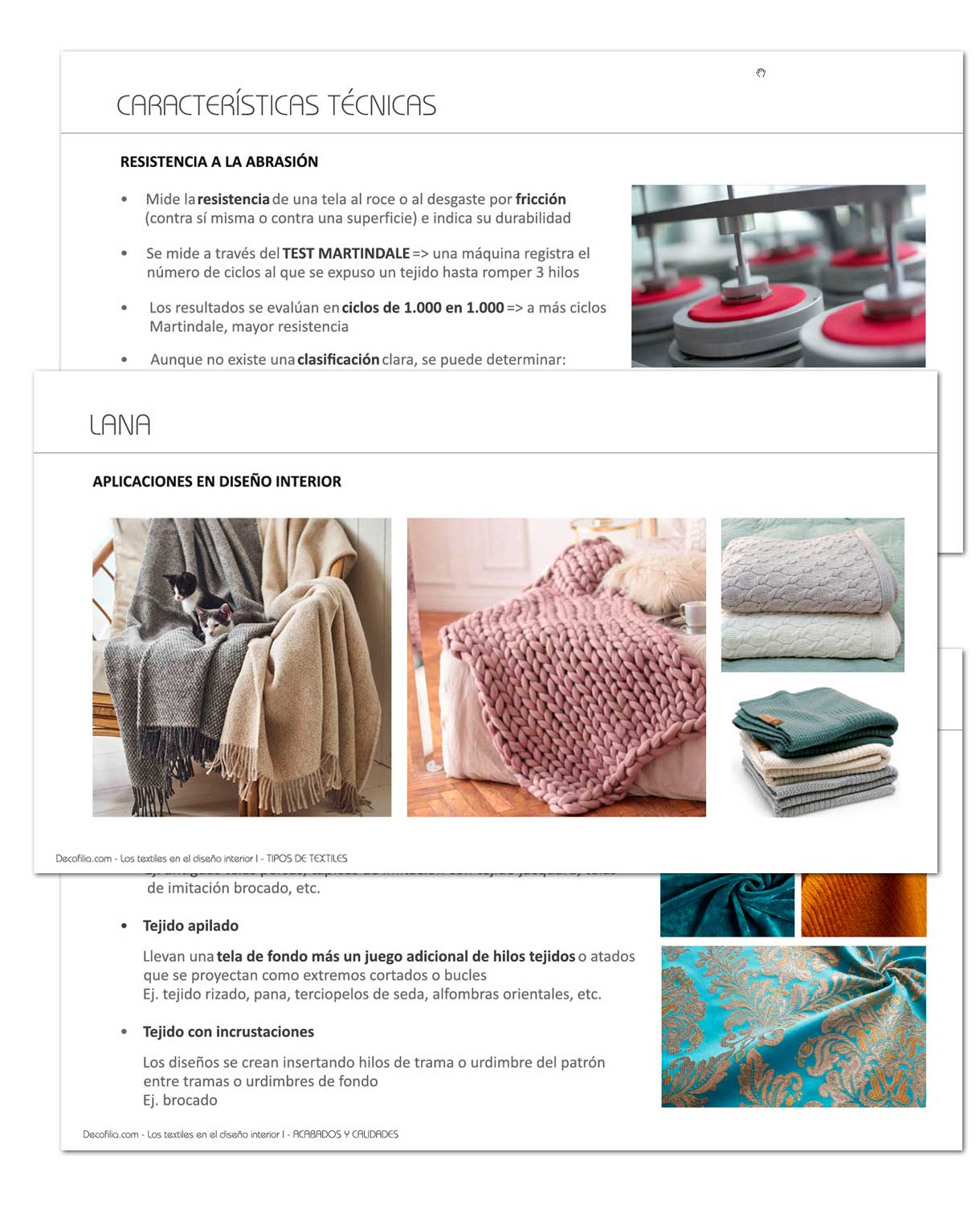 Curso los textiles en el diseño interior I - Decofilia.com